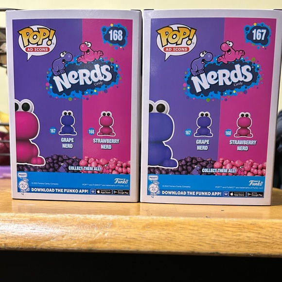 Funko | Toys | Funko Pops Grape Nerd 67 Strawberry Nerd 168 Scented It ...